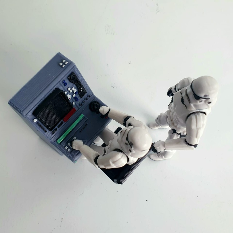 CUSTOM Star Destroyer Data Pit Computer for 6 IN Figure Diorama | eBay