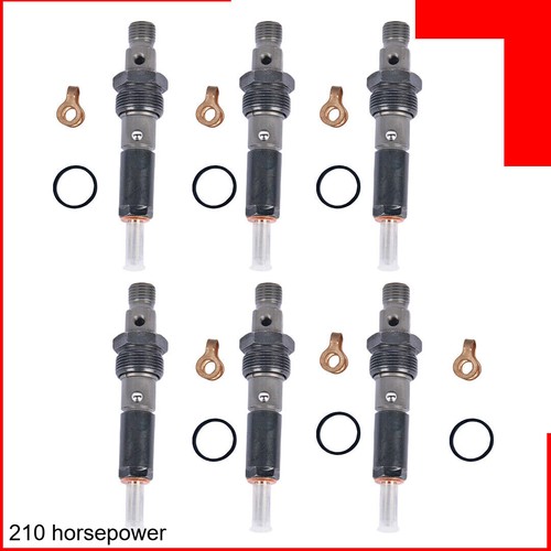 6Pcs Diesel 12v Fuel Injectors For Bosch 210HP Performance For Dodge ...