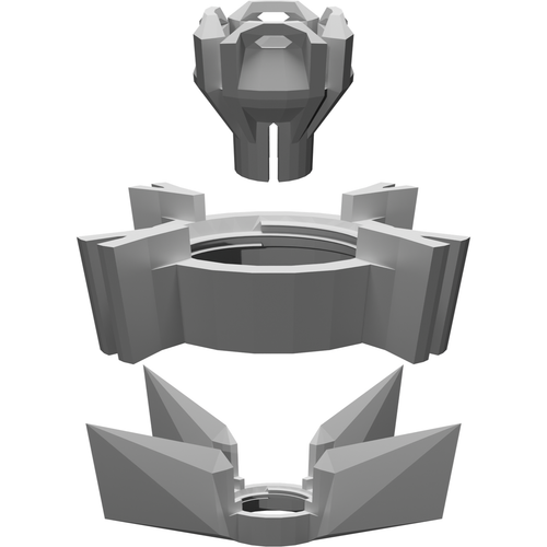 Water Rocket Connector Kit with Fin Cap for PVC Launch Tube - DIY ...