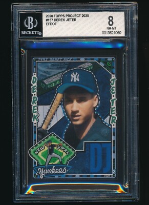 2020 Topps Project 2020 #157 Derek Jeter by Efdot 1993 BGS 8 PR:8413 | eBay