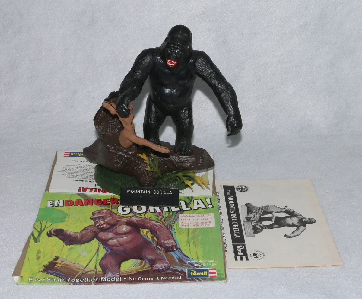 Revell Endangered Animaux Montagne Berg Gorille Fixé Ensemble Kit ...