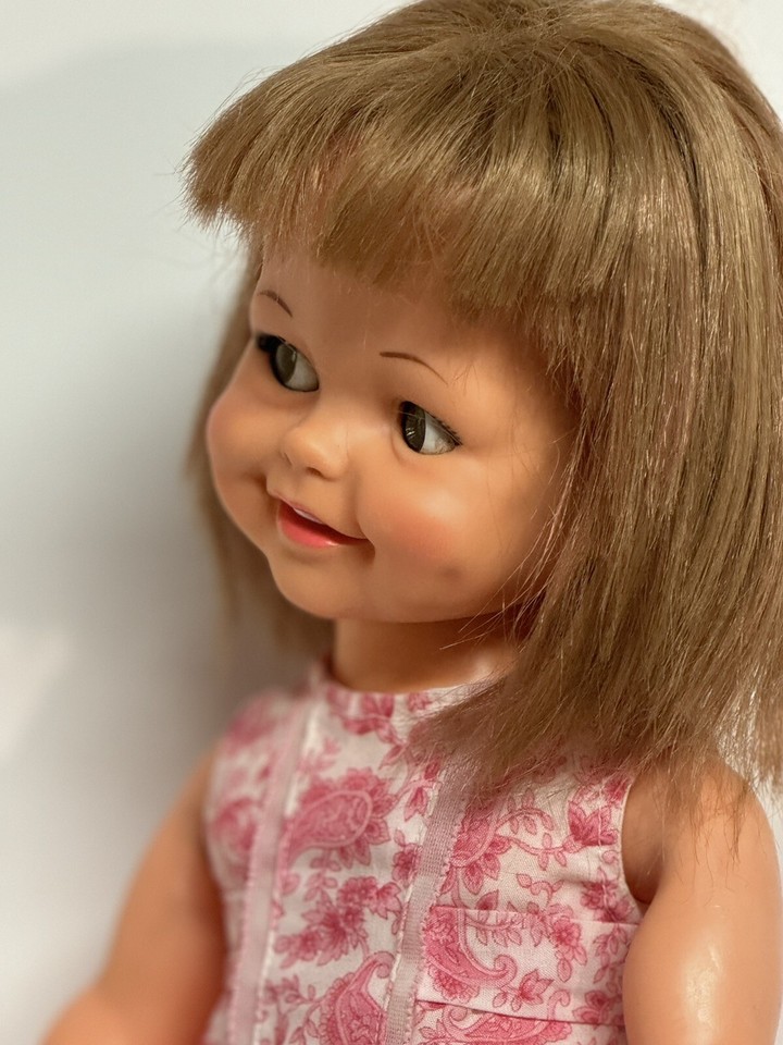 Vintage 1967 Ideal Giggles Doll Head and Eyes move no Giggle | eBay