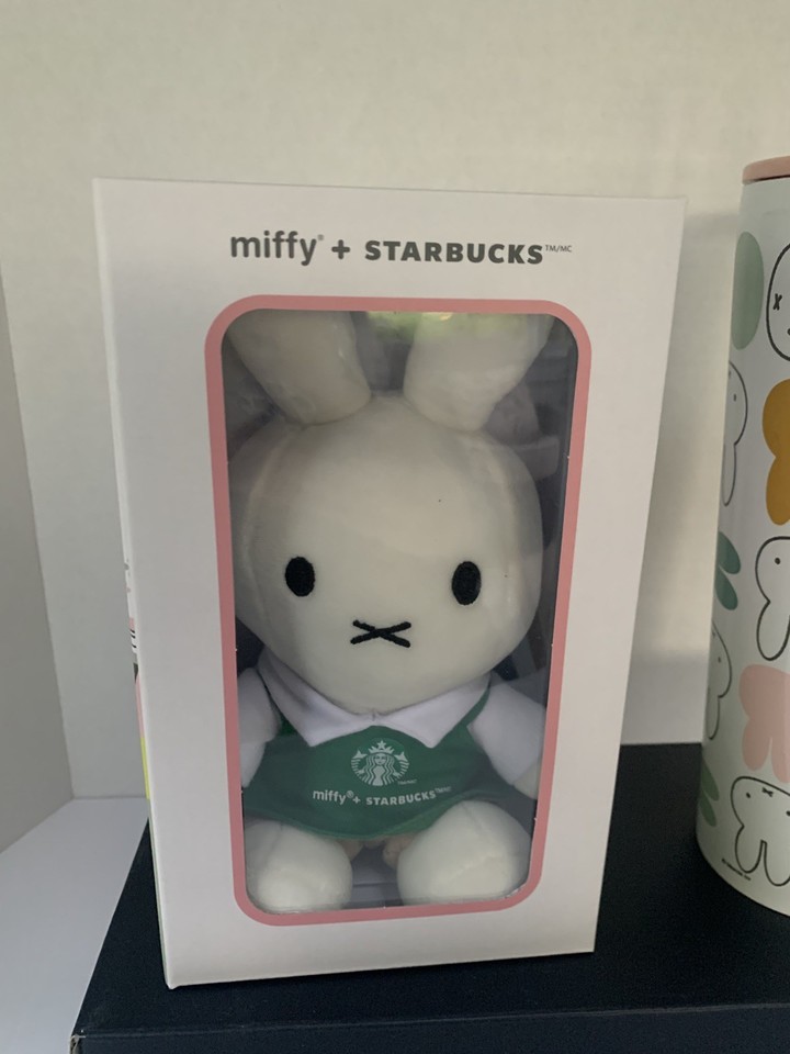 Starbucks x Miffy Plush and Cold Cup Tumbler w/ Lid & Straw 26 oz. | eBay