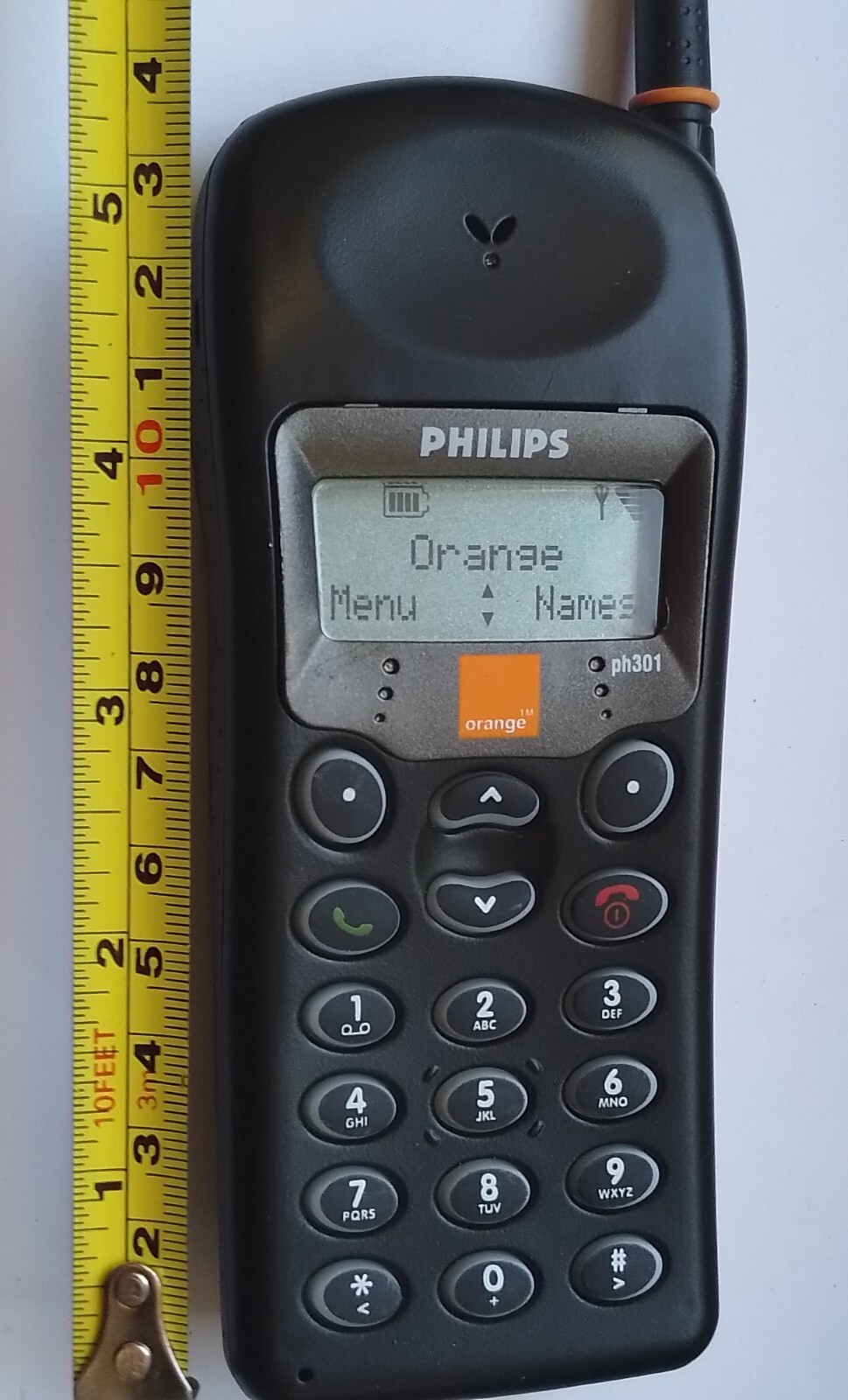 Vintage 1990s Old Retro mobile Phone Shop Display Phone Dummy 0range ...