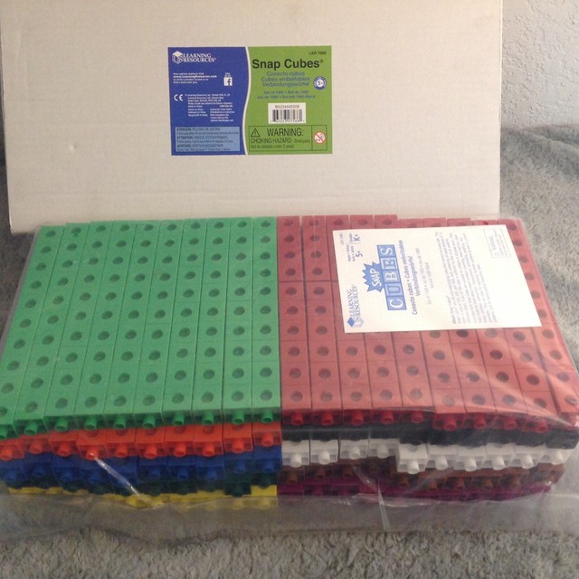 Learning Resources LER7586 Snap Cubes Set of 1000 for sale online | eBay