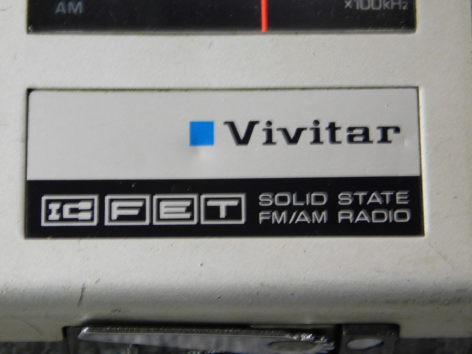 Vintage VIVITAR (toshiba) AM / FM TRANSISTOR RADIO MODEL ICR-007 | eBay