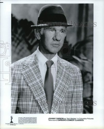 1985 Press Photo Actor Johnny Carson of Television's "Carson's Comedy ...
