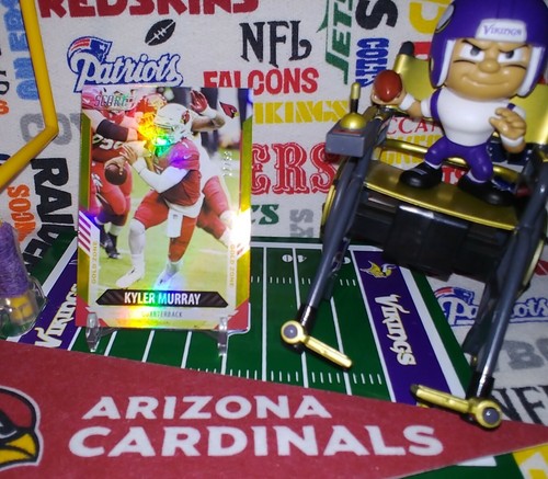 2021 Score Football Arizona Cardinals #242 QB Kyler Murray Gold Zone 17 ...
