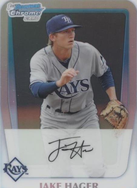 2011 Bowman Draft Picks & Prospects - Chrome Prospects Jake Hager # ...