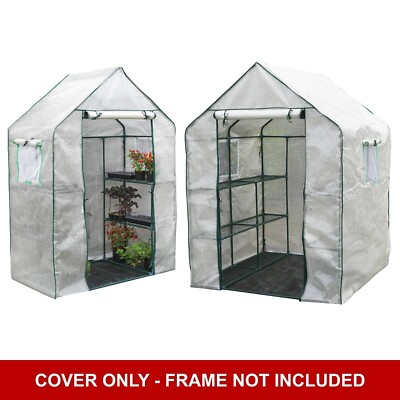 Garden Grow 6 / 12 Shelf PE Spare Cover for Greenhouse - Frame Not ...