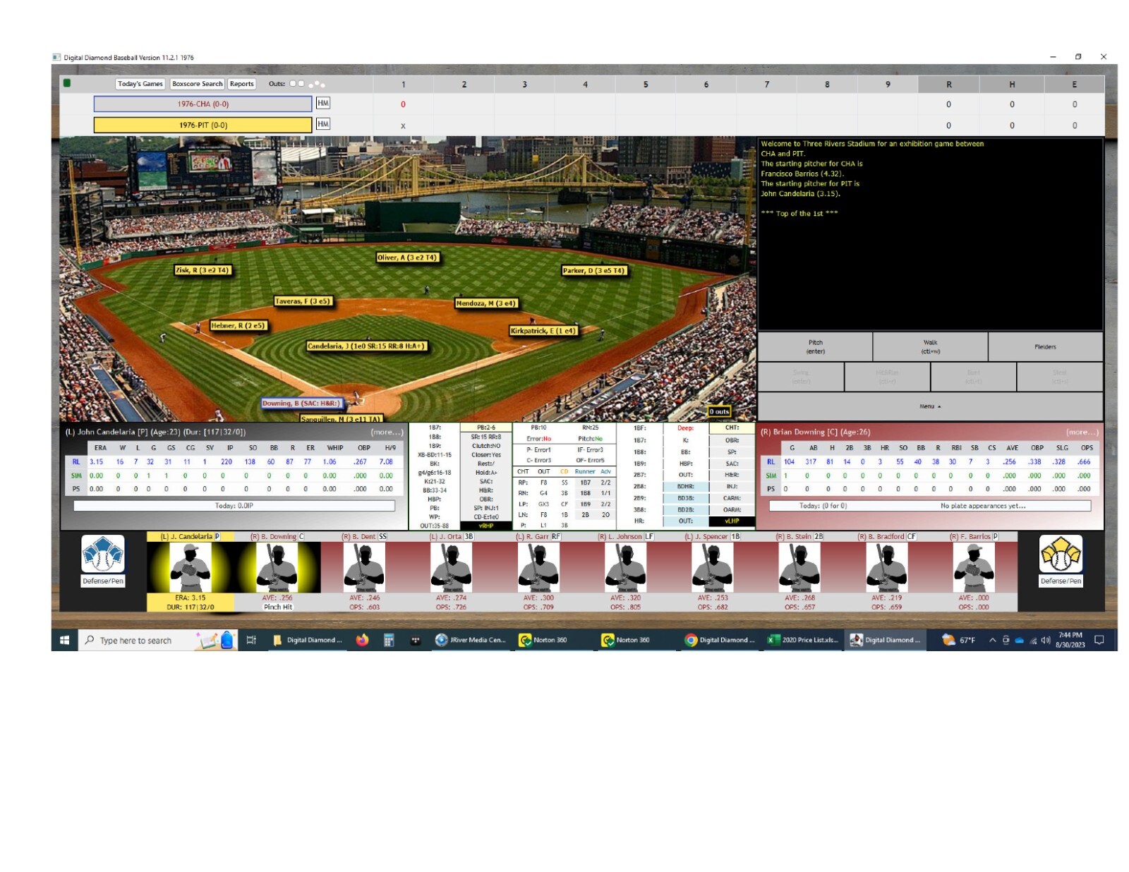 Statis Pro Advanced Baseball seasons for Digital Diamond Baseball | eBay