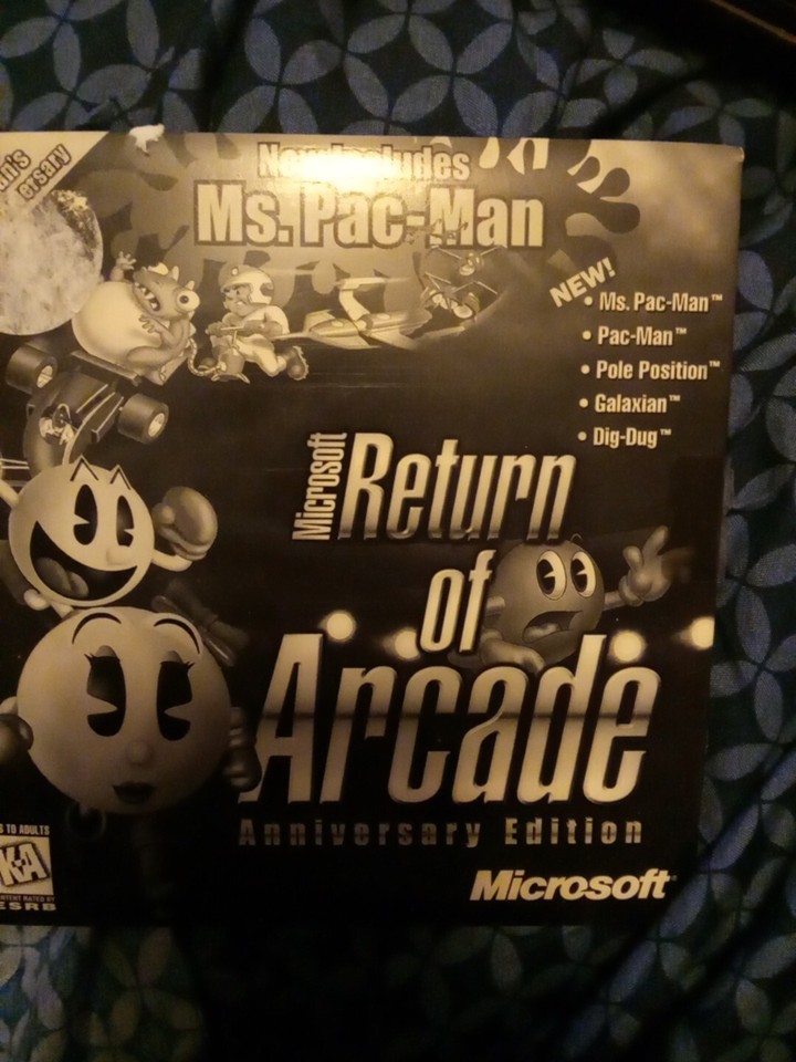 Microsoft Return of Arcade Anniversary Edition (Windows PC, 2000) Game ...