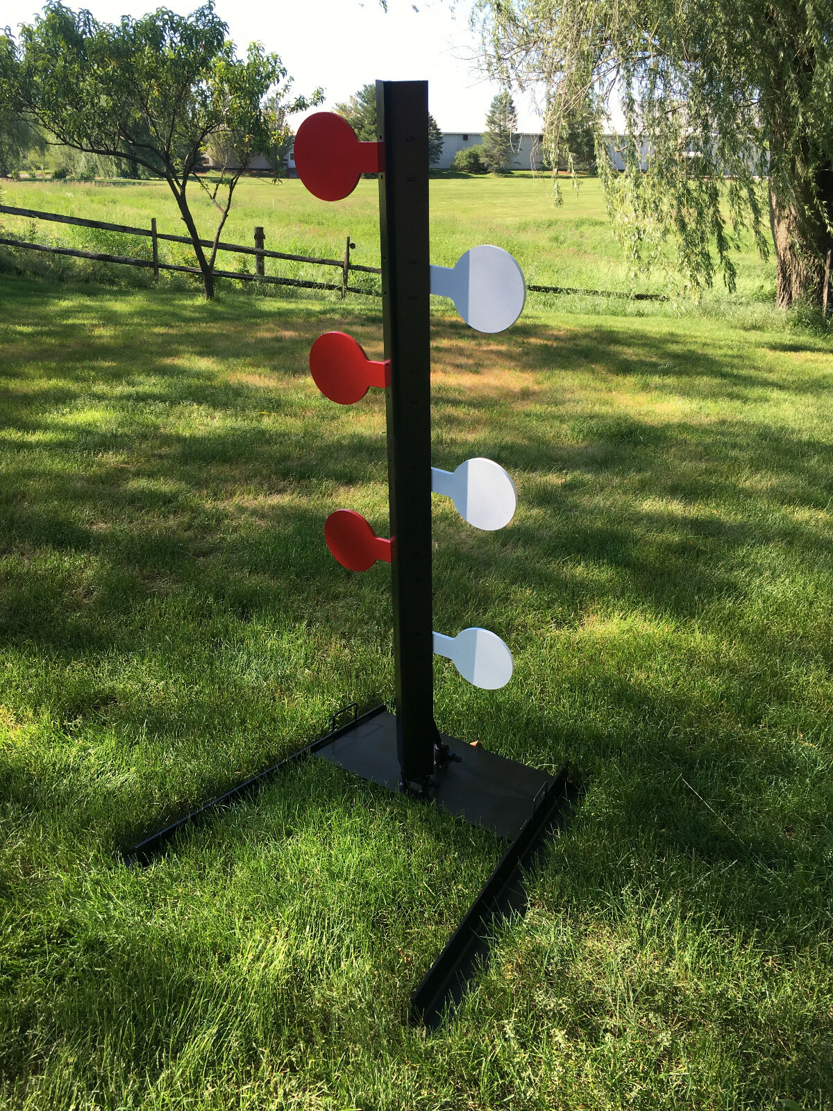 AR500 Steel Target Dueling Tree DIY Kit 4" x 3/8" Paddle with Tubes ...