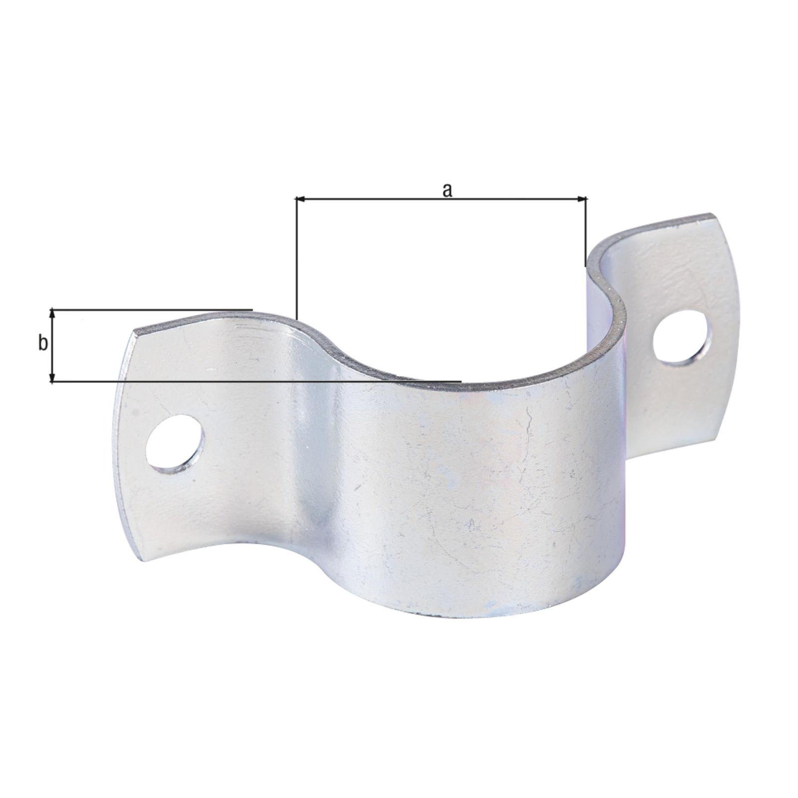 ALBERTS Rohrschelle Bügelschelle Doppellasche Halterung Stahl verzinkt ...