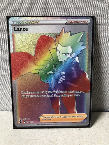 Pokémon TCG Lance Sword & Shield - Silver Tempest 206/195 Holo Secret ...