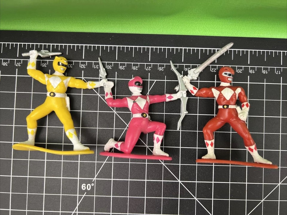 Vintage Power Rangers Cake Toppers 1993 Bandai 17 Figures Mighty ...