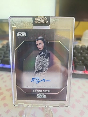 2024 Topps Chrome Black Star Wars Bazine Netal Auto Anna Brewster ...