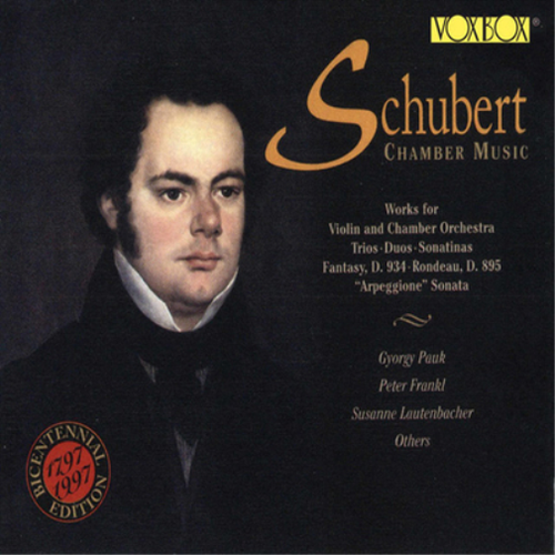 Franz Schubert Schubert: Chamber Music (CD) Box Set 47163304224 | eBay