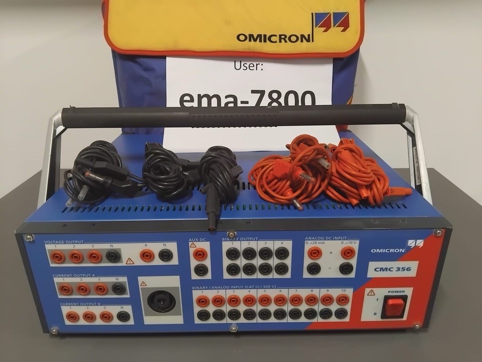 Omicron CMC 356 Universal Relay Test Set And Commissioning Tool | eBay