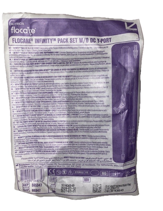 Nutricia Flocare Infinity Pack Set W/O DC Y-Port | eBay