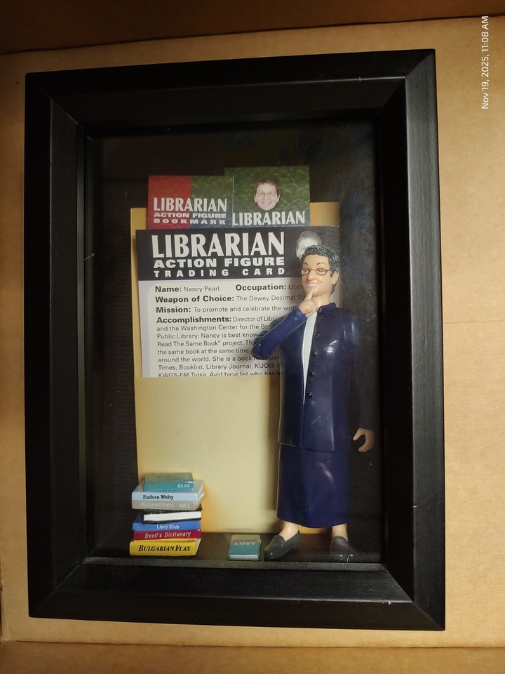 New Shushing Nancy Pearl Librarian Action Figure By Accoutrements | eBay