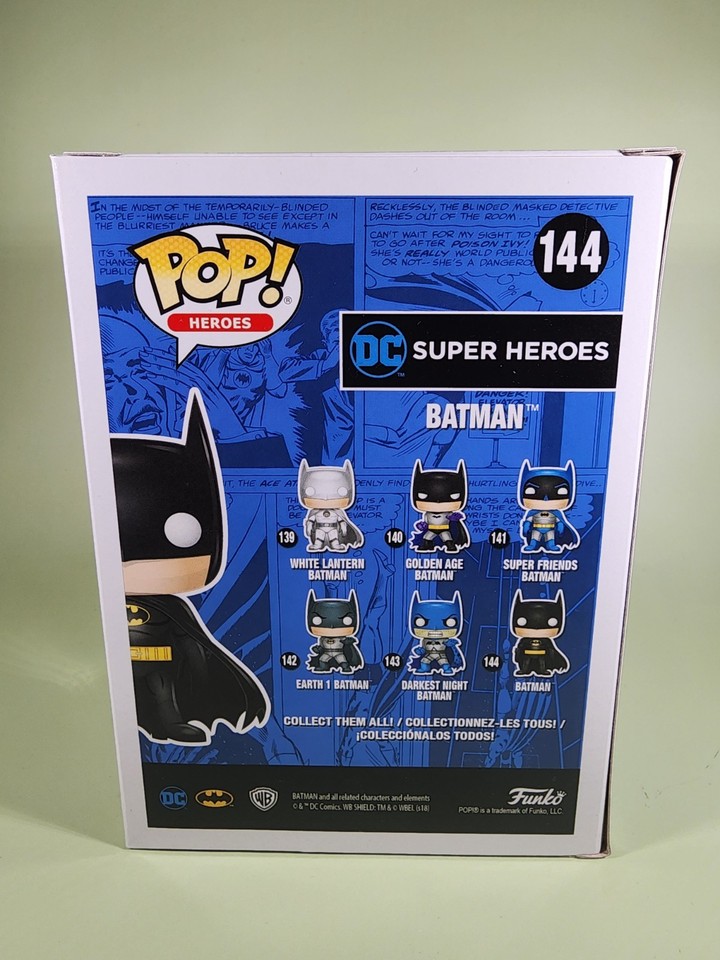 Funko Pop! DC Super Heroes - Batman (Orange Metallic) 2018 NYCC Toy ...