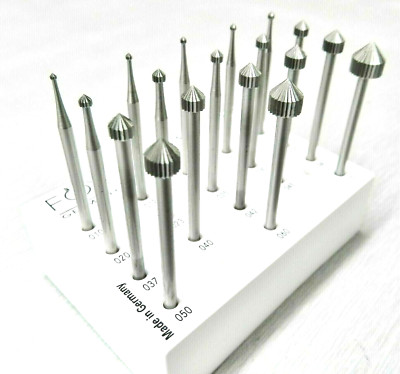 18 Pc Set Jewelry Making Stone Setting Burs Fig 413 Jewelers Setting ...
