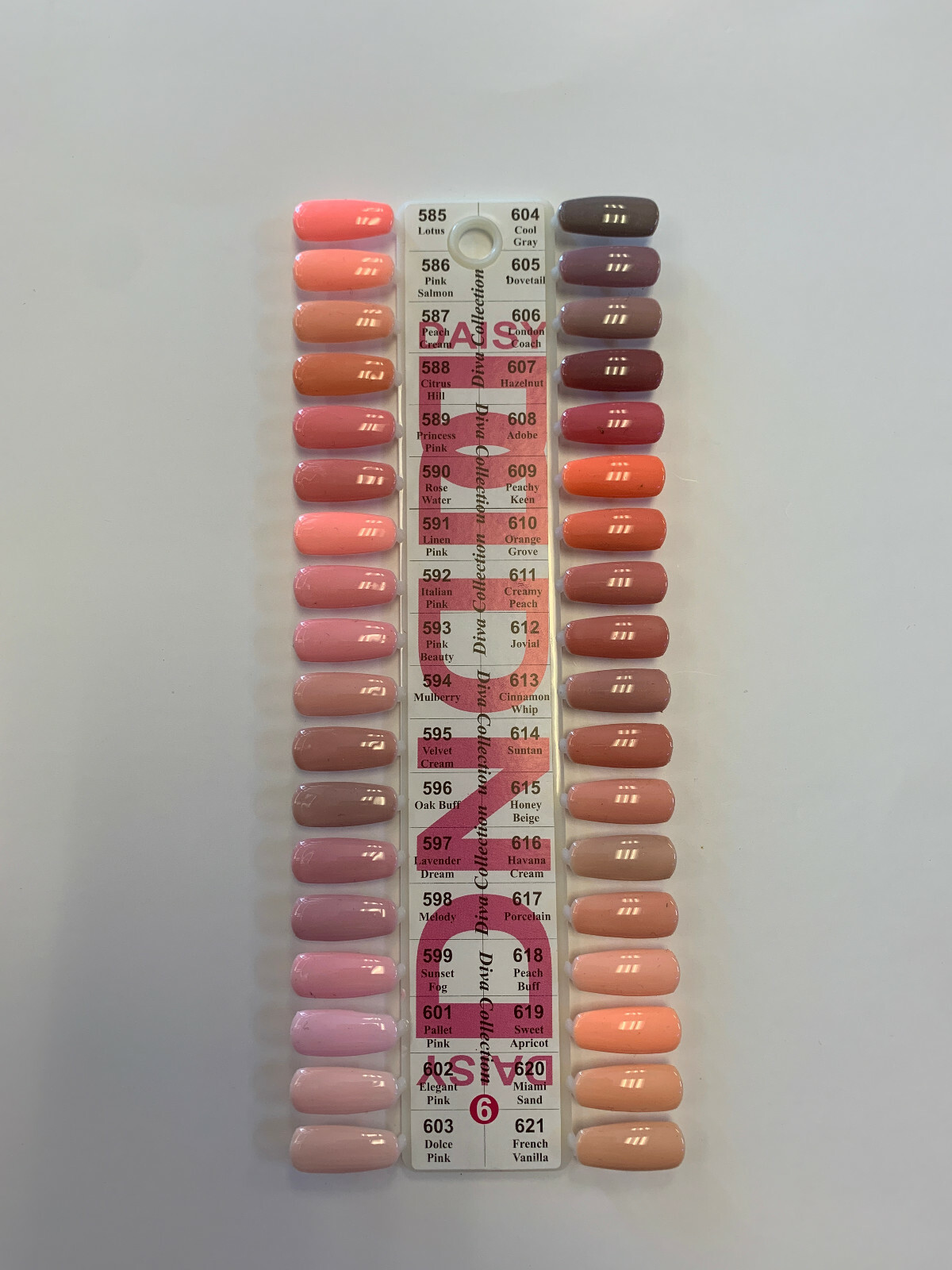 DND Daisy Color Chart Gel Polish Color Sample SALESALESALE | eBay