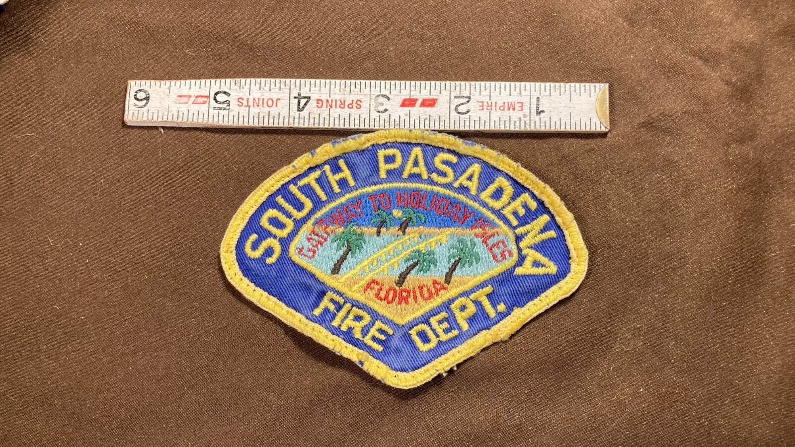 Pasadena Florida Fire Department Patch Fire Fighter Vintage FL | eBay