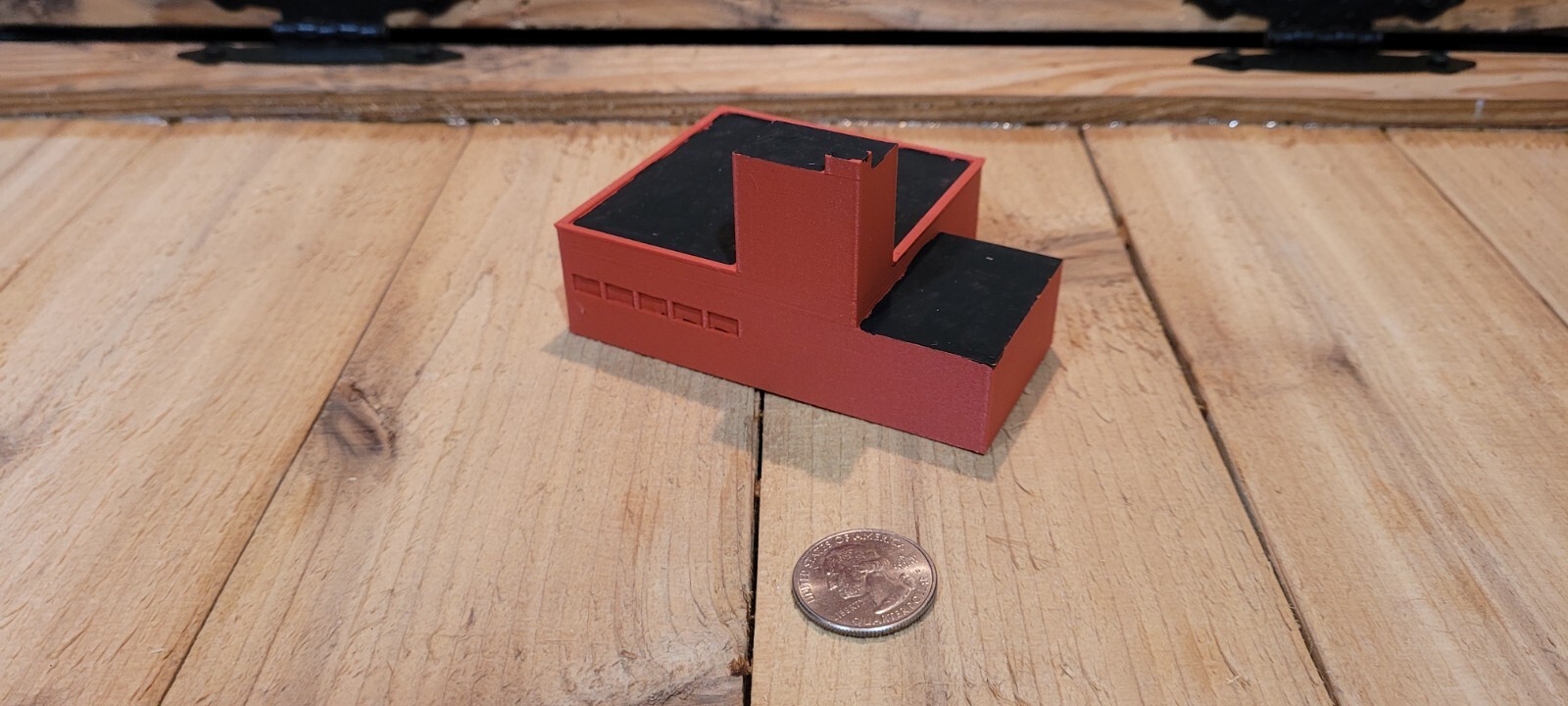 N-Scale Firehouse RED 3D Model 1:160 Scale Train Layout | eBay