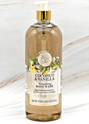 ERBARIO TOSCANO Coconut & Vanilla Moisturizing Body Wash Made in Italy ...