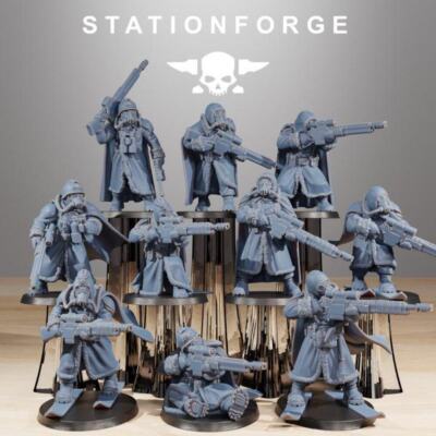 GrimGuard Frostwatch Marksmen | StationForge | Grimdark Compatible - Nerd3DForge | eBay