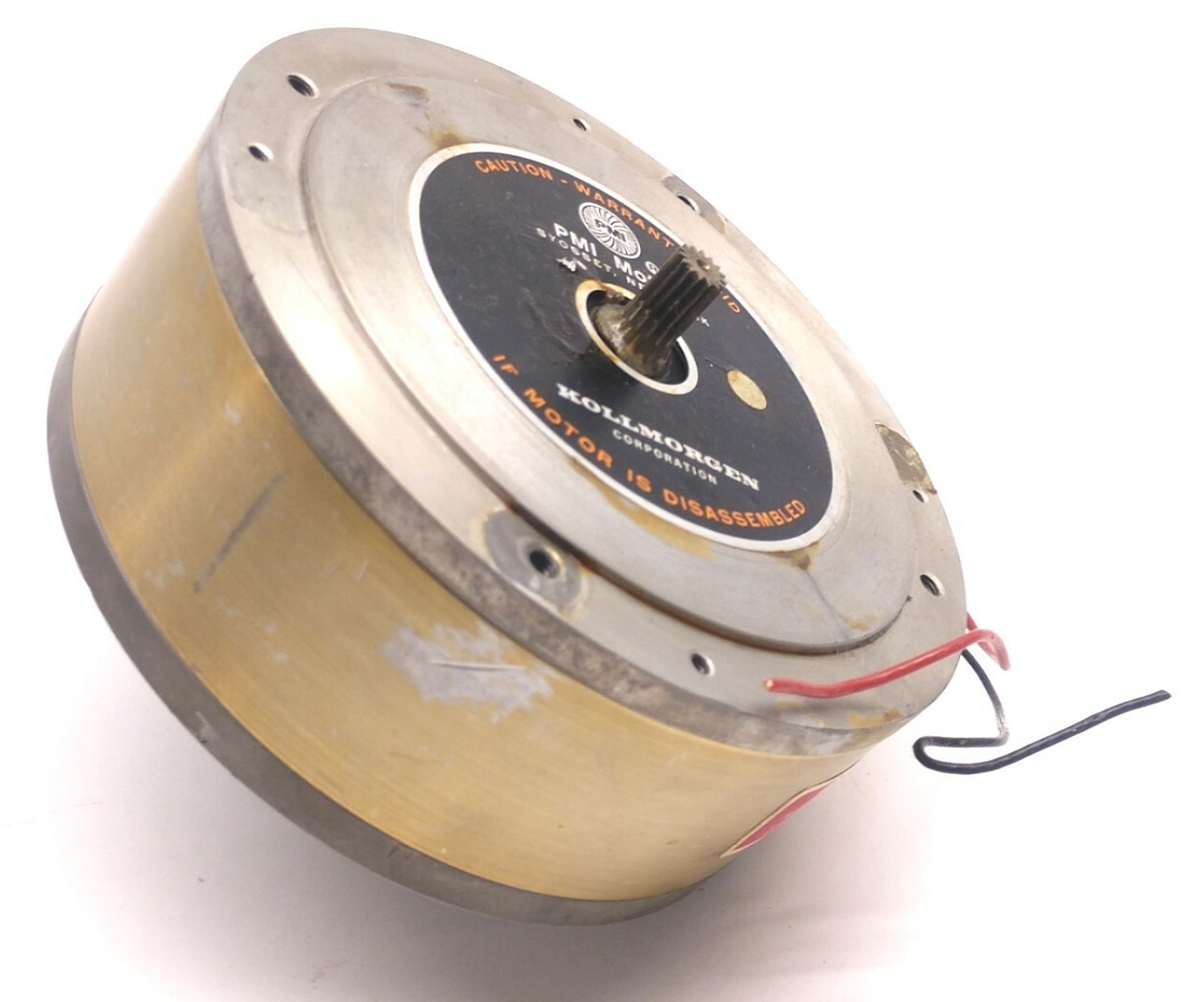 PMI Motors Kollmorgen 00-01202-071 Servo Disc DC Motor 0.5" Diameter ...