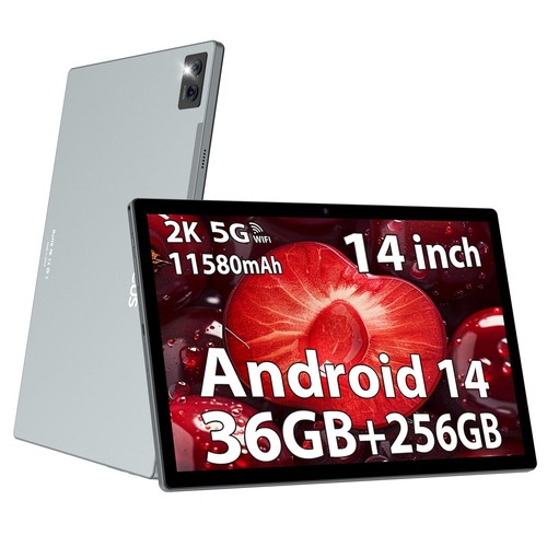 2025 Tablet 14 inch Android 14 Tablets - 2K Tablet (2000x1200), 36GB ...