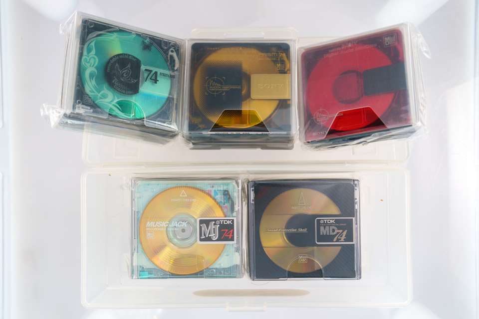 YOU PICK: Curated MiniDisc Lots - 25 MDs + Travel Case Bundle [used] | eBay