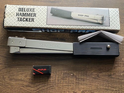Shop Pro Deluxe Hammer Tacker With Steel Body - NOS - Open Box | eBay