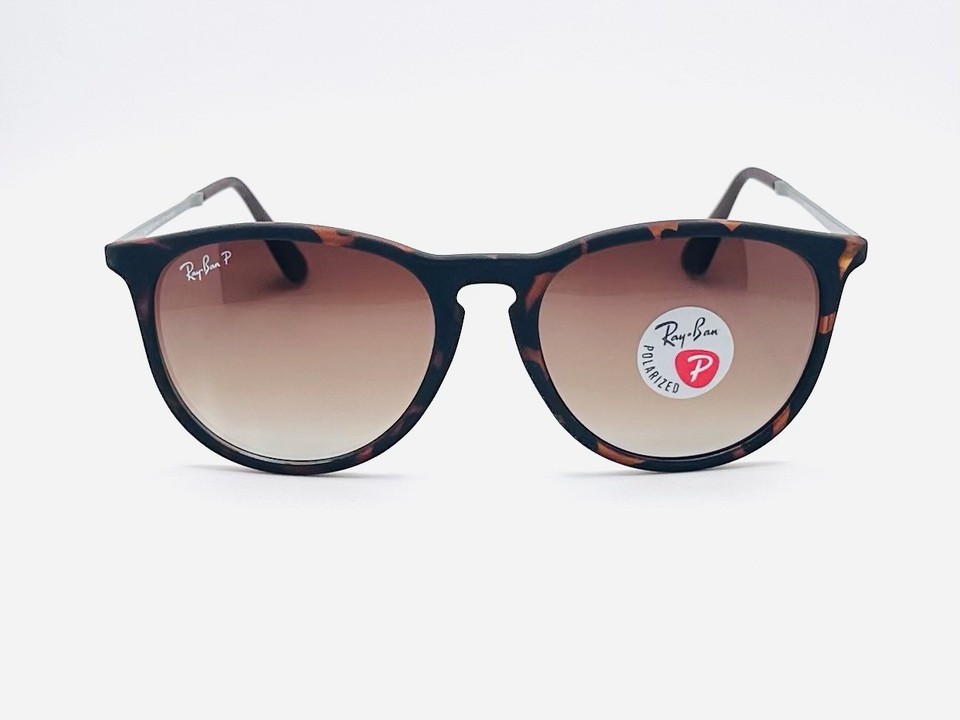 Ray Ban RB4171 Erika 54mm Unisex Polarized Sunglasses - Brown Gradient ...