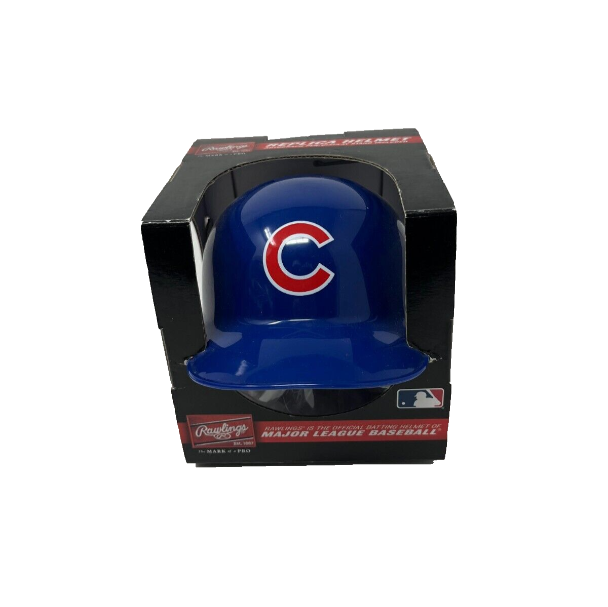 Chicago Cubs Matte Blue MLB Rawlings Replica MLB Baseball Mini Helmet ...