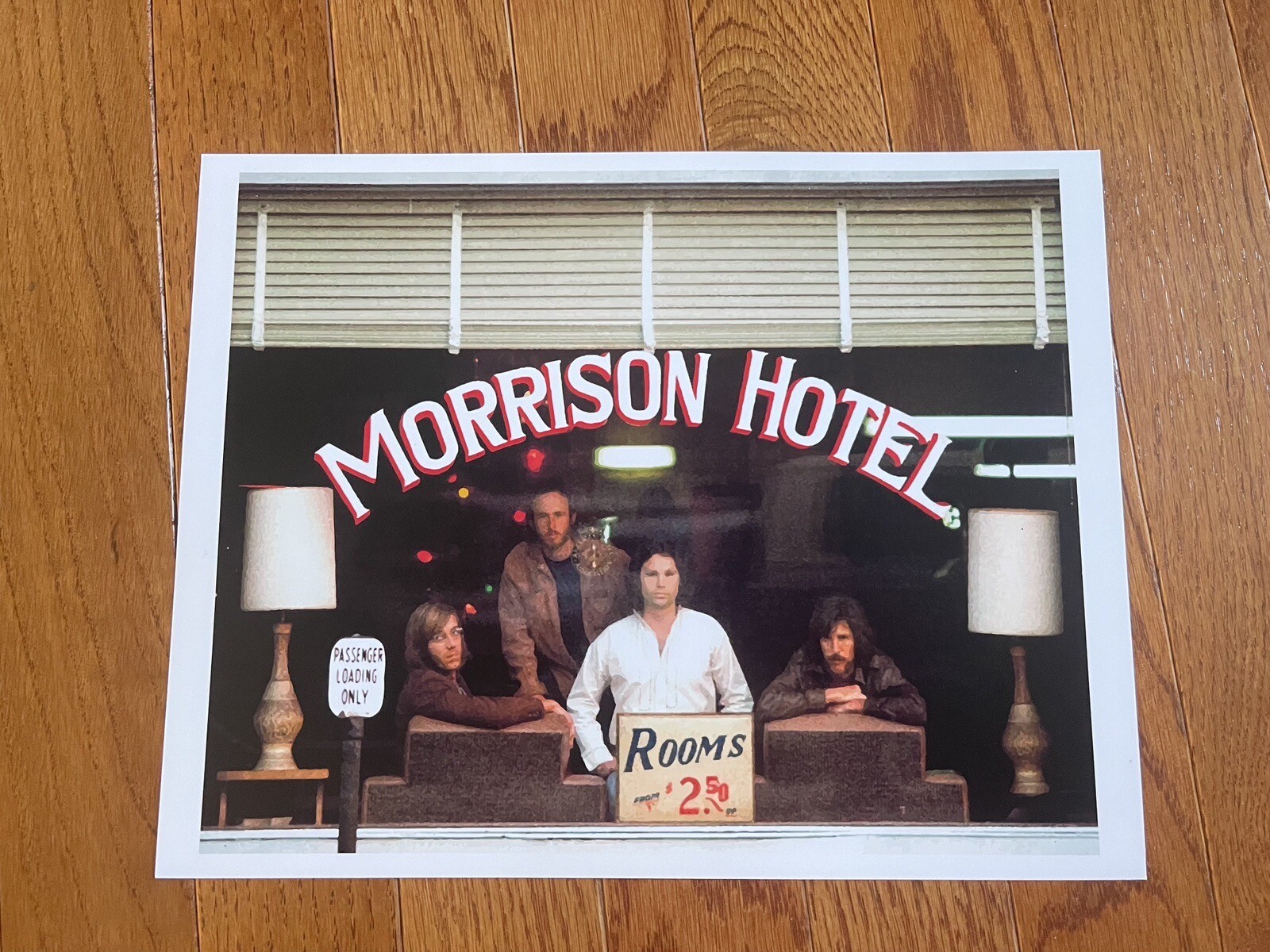 JIM MORRISON Hotel Art Print Photo 8"x10" Poster THE DOORS Basement ...