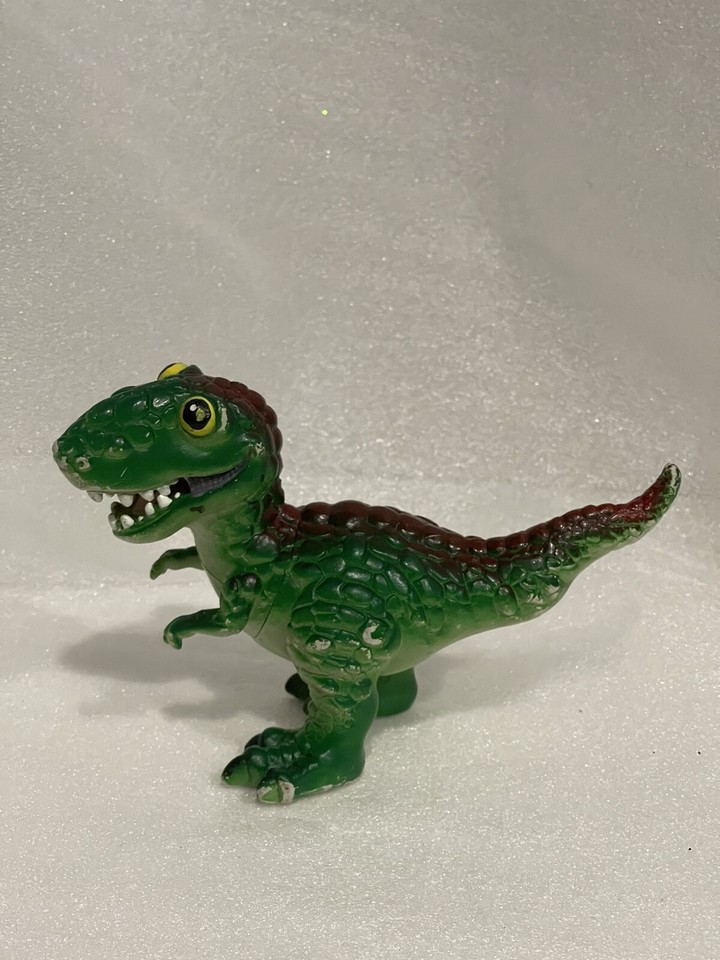 Animal Figure T-Rex Tyrannosaurs Rex 4.5" Diorama Toy Kids Green | eBay