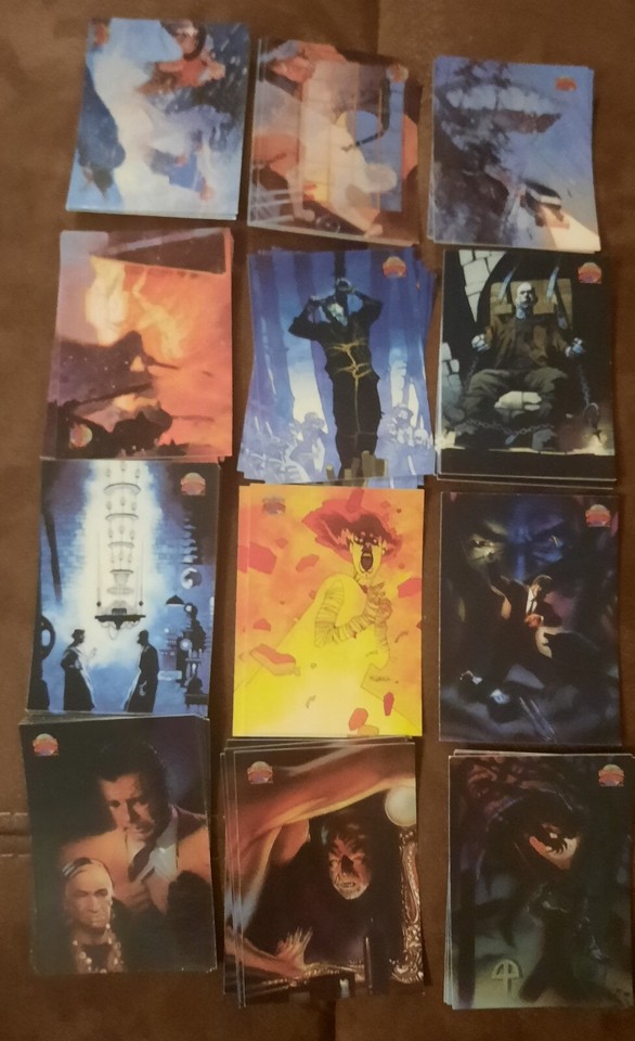 1994 Topps Universal Monsters Illustrated Mixed Card Lot of x46 | eBay