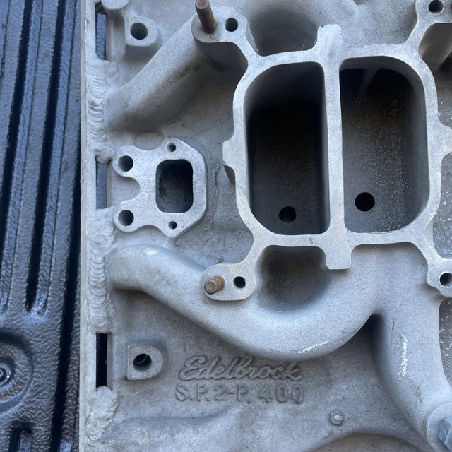 Edelbrock Sp2 Ford 400 400m Modified Intake Manifold 4150 Flange Truck ...