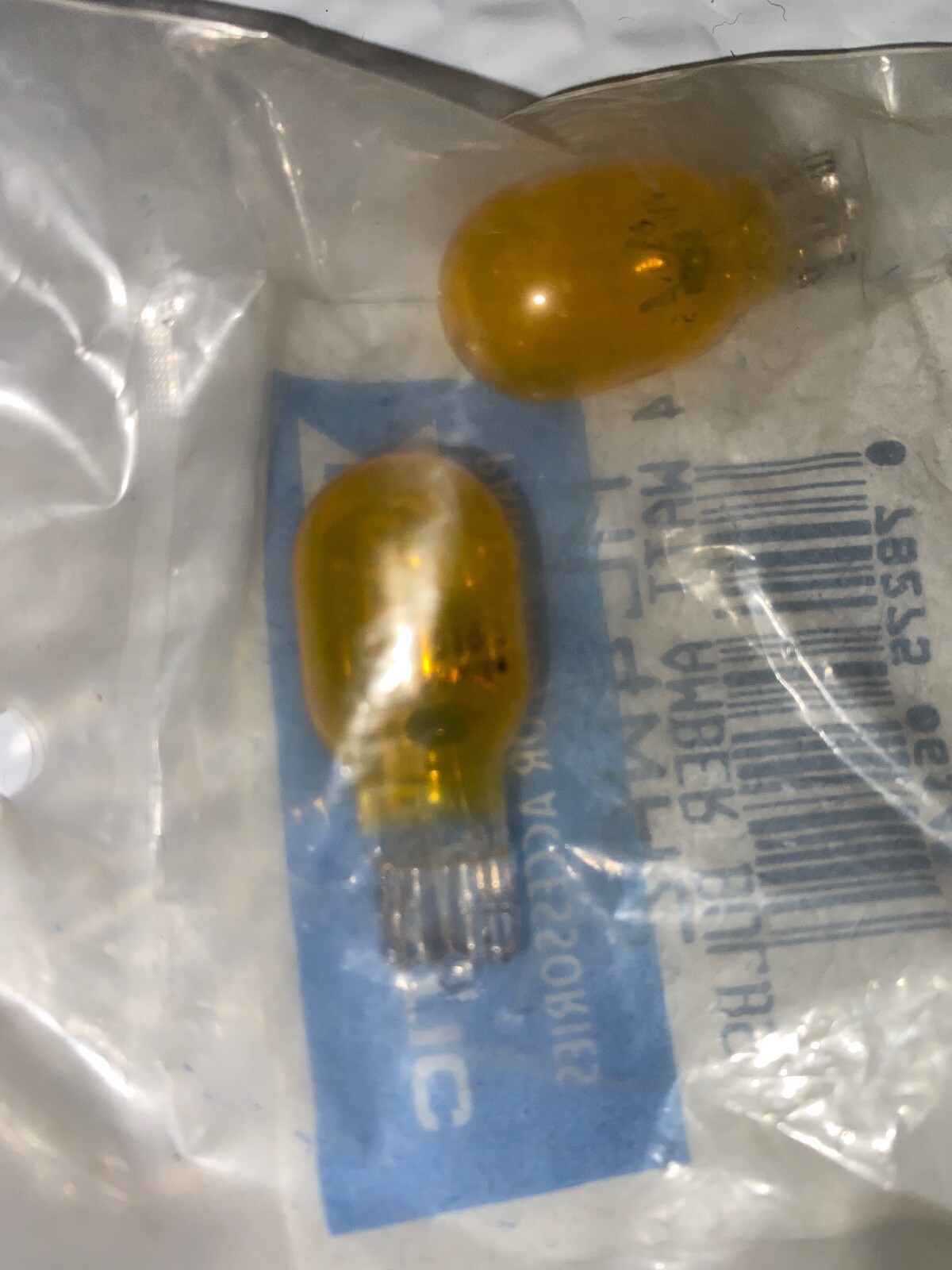 Intermatic LV 516 12 V 4Watt Amber Yellow Bulbs Two Pack T-5 Wedge Bulb ...