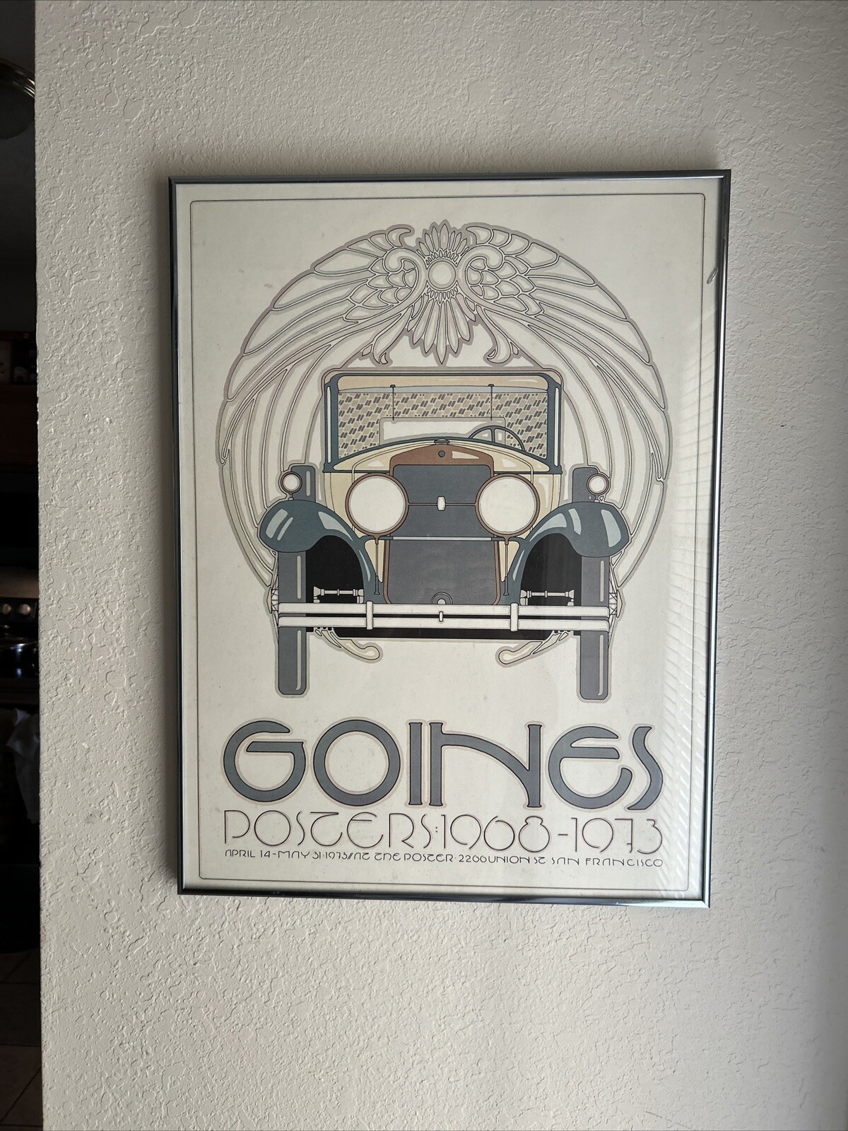 Retro Art Print Vintage San Francisco Califonia David Lance Goines 1970 ...