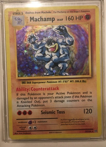 Machamp 2016 Pokemon 160HP. Seismic Toss Stage 2 | eBay