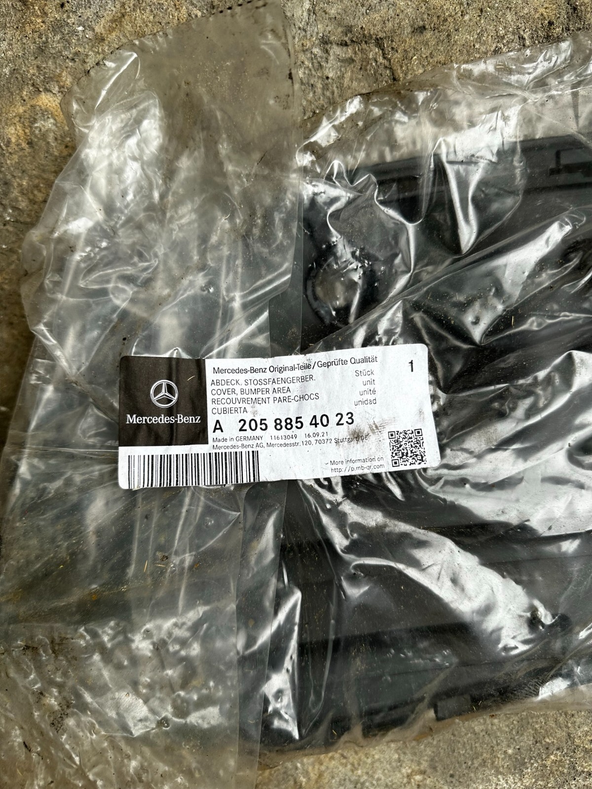 MERCEDES OEM 15-18 C300 Front Bumper-side Cover Left 2058854023 for ...