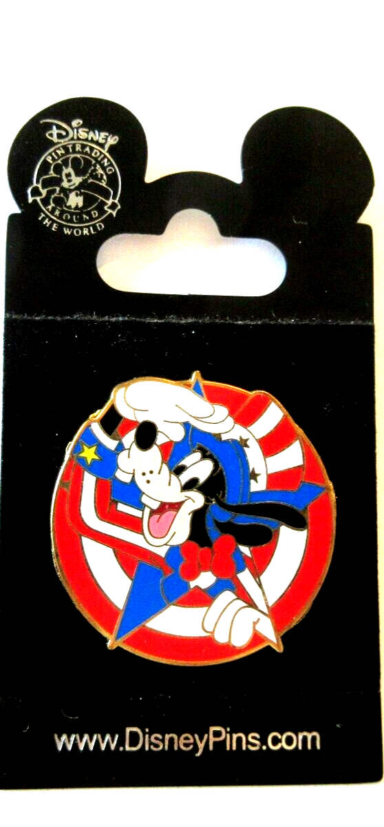 DISNEY 2008 UNCLE SAM GOOFY SALUTING PIN- AMERICANA DELUXE STARTER ...