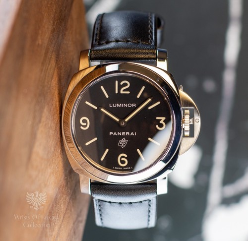 2015 Panerai Luminor Base Logo 44mm Men's Black Watch - PAM00000 Zero ...