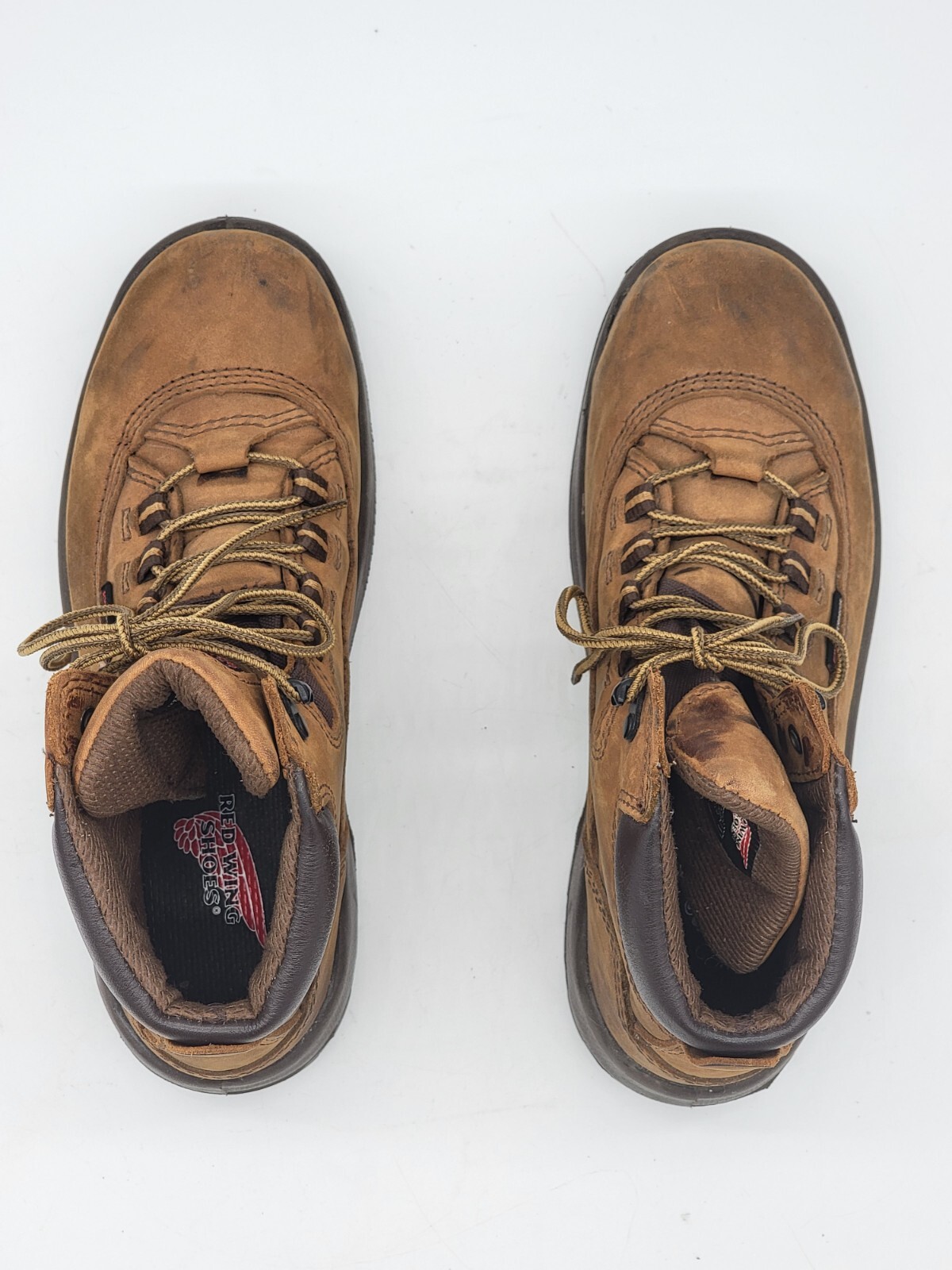 Red Wing Shoes 2327 Brown Leather Steel Toe Boots Women's Size US 7.5 D ...