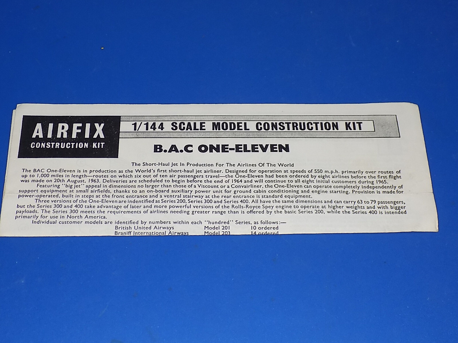 Vintage Airfix Instructions from Model Kits - Select From List | eBay